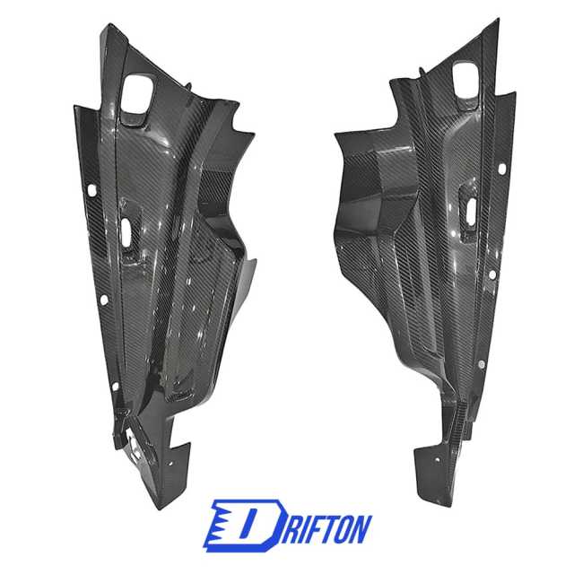 Dry Carbon Fiber Replacement Engine Bay Panel Pair For Audi R8 2016-2024