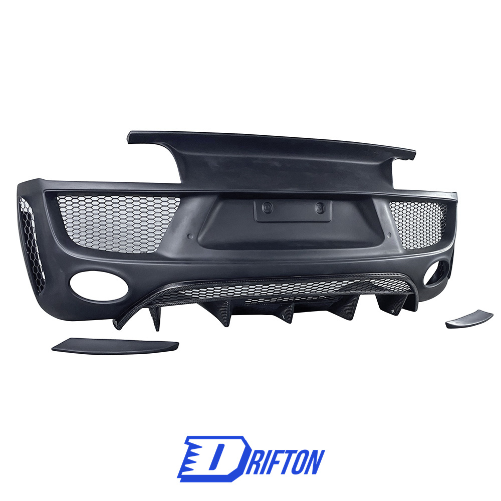 Regula Style Half Carbon Fiber Rear Bumper For Audi R8 GT V8 V10 2007-2015