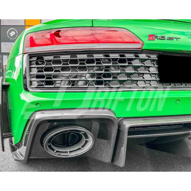GT RWD Style Dry Carbon Fiber Rear Diffuser For Audi R8 2020-2024