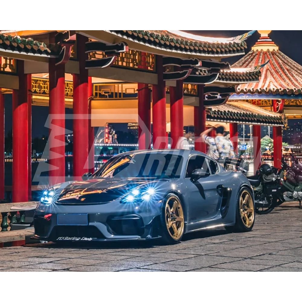 GT4RS Plastic Body Kit For Porsche 718 Cayman Boxster 718 2016-2020