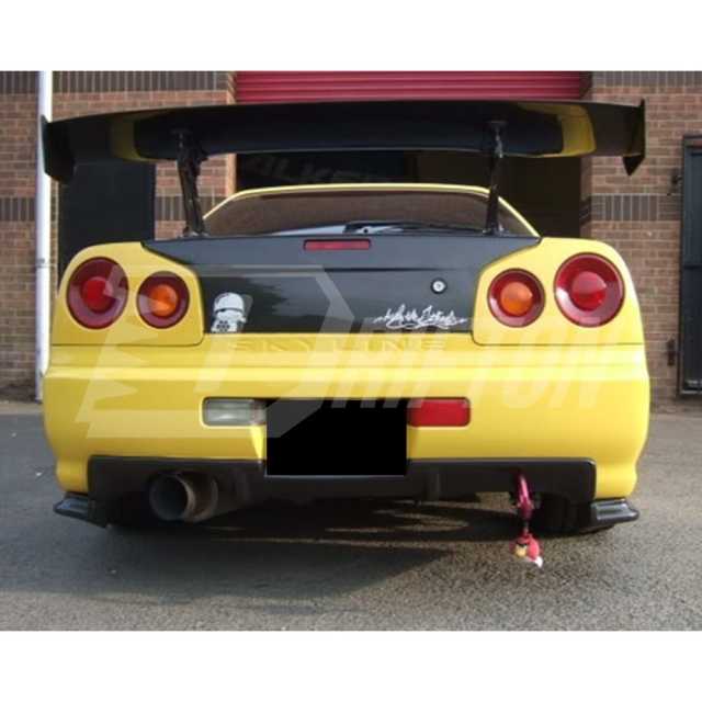 OEM Style Carbon Fiber Rear Diffuser For Nissan R34 GTR 1998-2002