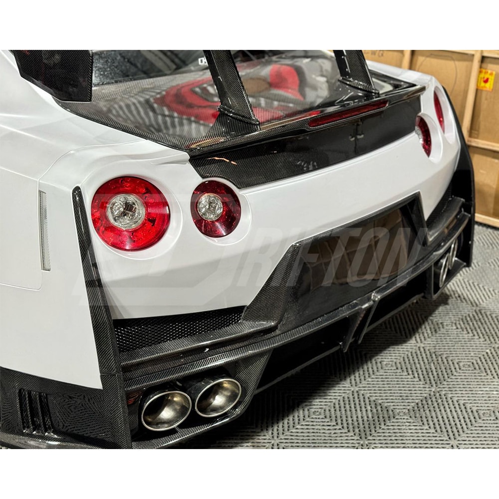 MY24 Nismo Style Carbon Fiber Side Skirt For Nissan R35 GTR 2008-2024