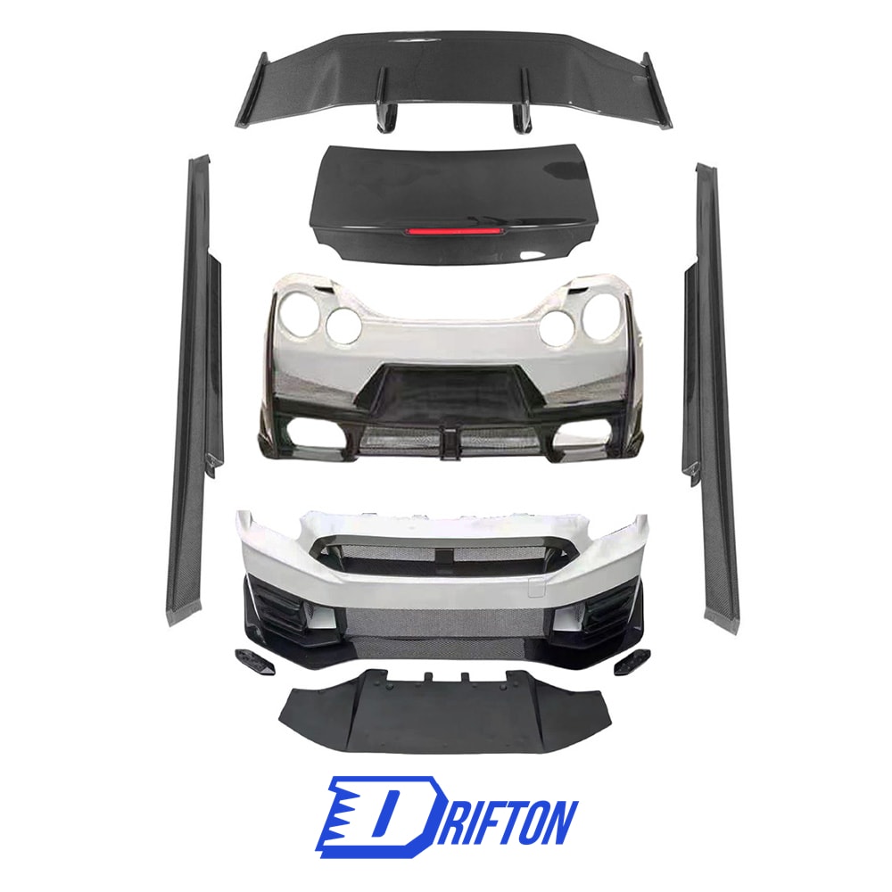 MY24 Nismo Style Partial Carbon Fiber Body Kit For Nissan R35 GTR 2008-2024