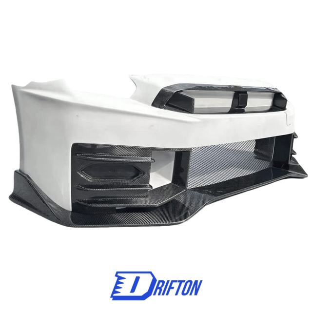 MY24 Nismo Style Partial Carbon Fiber Front Bumper For Nissan R35 GTR ...