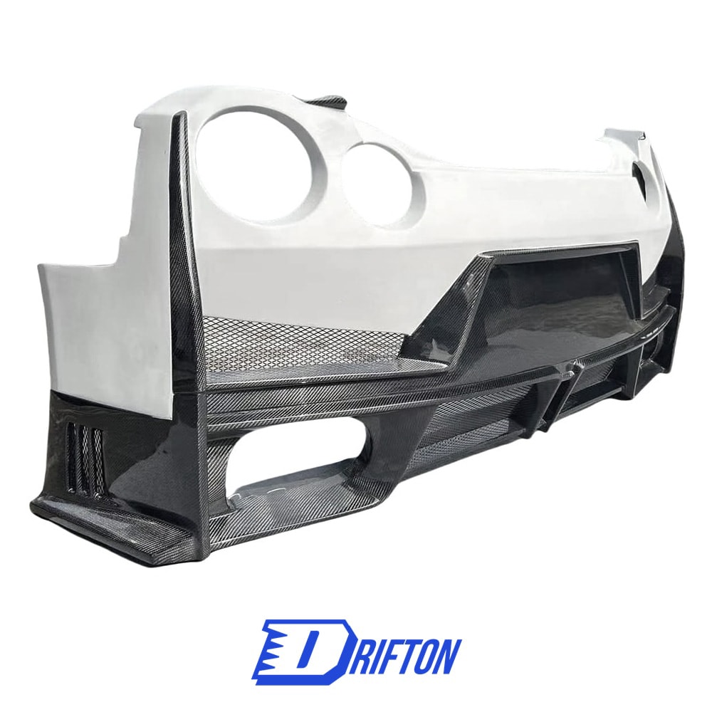 MY24 Nismo Style Partial Carbon Fiber Rear Bumper For Nissan R35 GTR ...