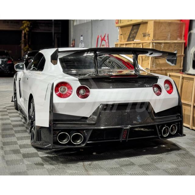 MY24 Nismo Style Carbon Fiber Rear Spoiler For Nissan R35 GTR 2008-2024