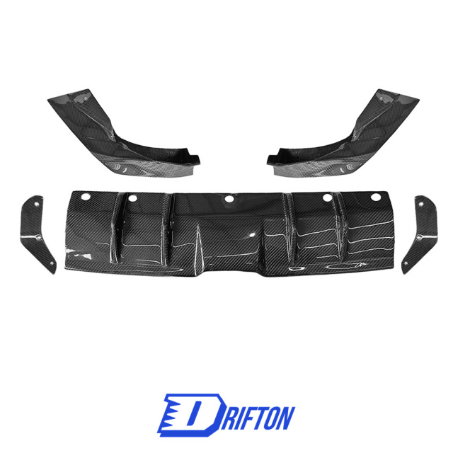 Varis V1 Style Carbon Fiber Rear Diffuser For Subaru BRZ ZD8 Toyota ...