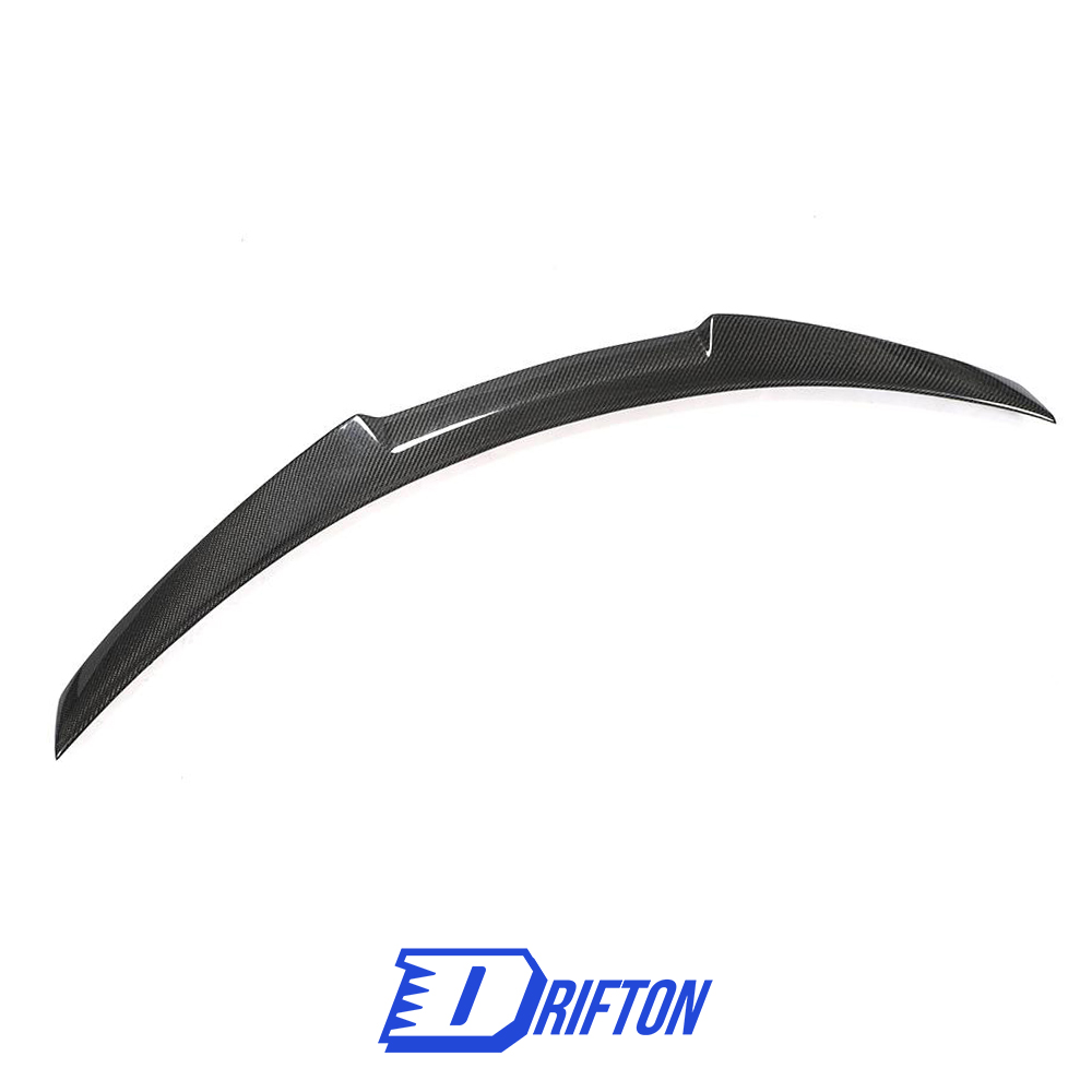 M4 Style Carbon Fiber Trunk Spoiler Rear Wing For Infiniti Q60 2016-2022