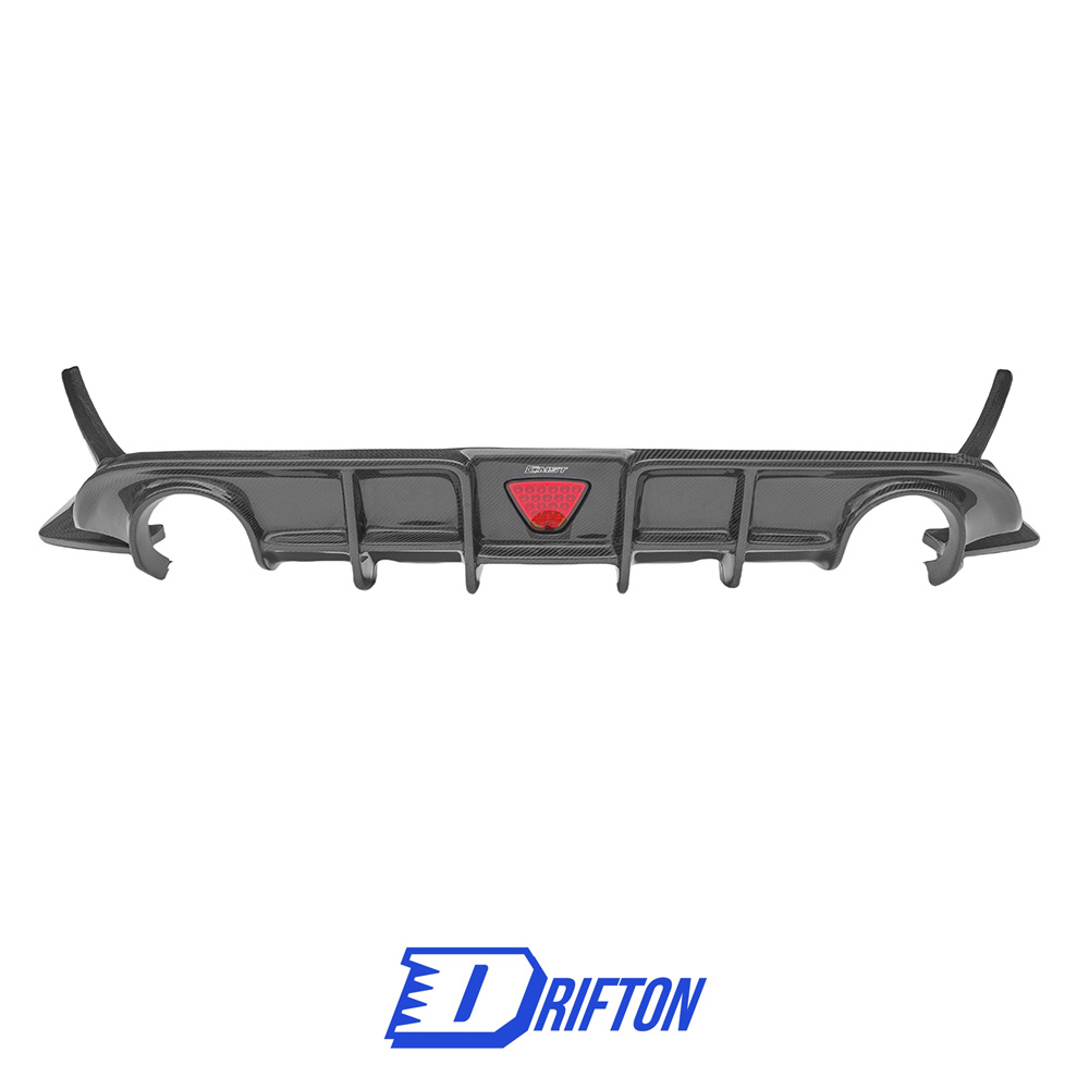 CMST Style Carbon Fiber Rear Diffuser For Infiniti Q60 2016-2022