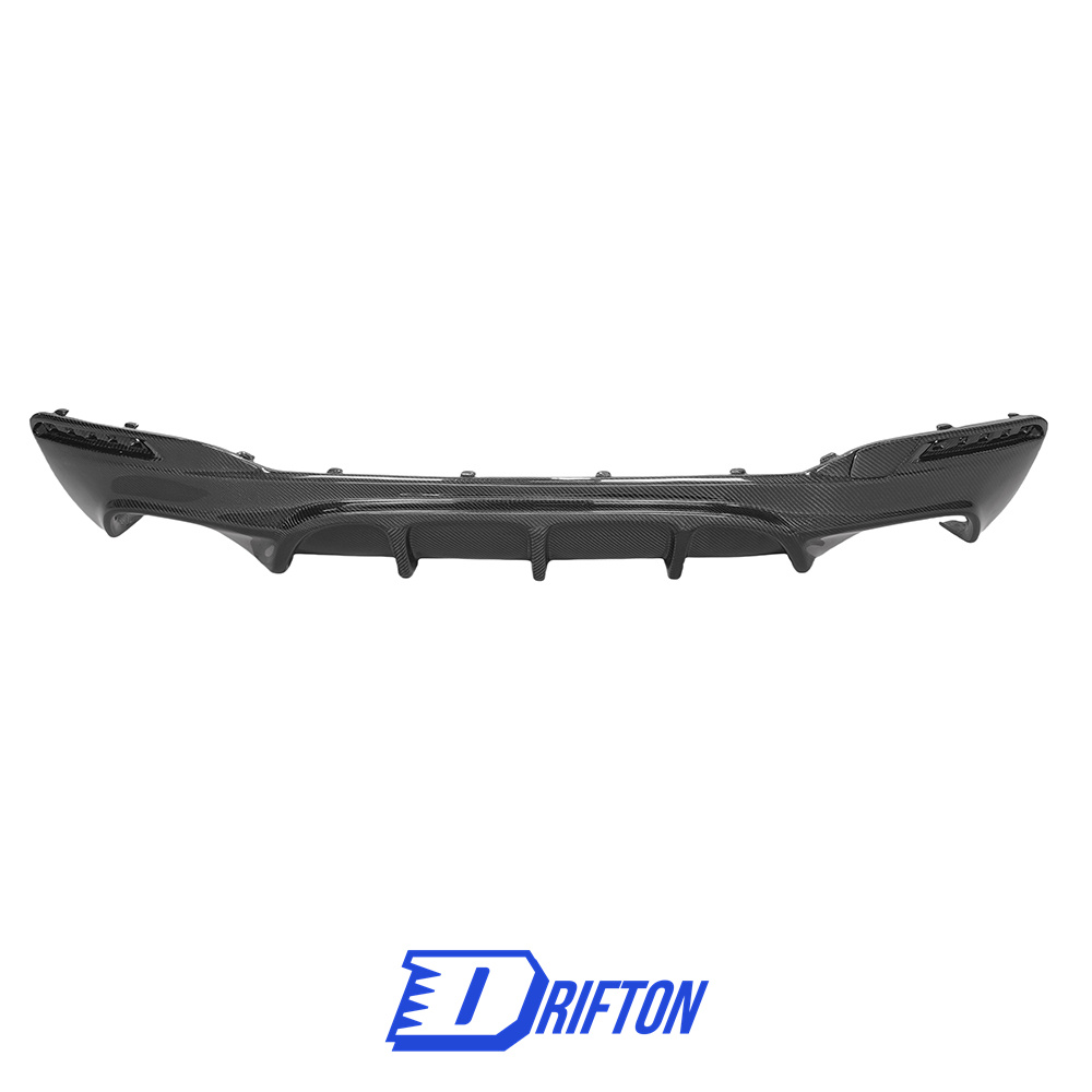 FD Style Carbon Fiber Rear Diffuser For BMW 5 Series G30 G38 2017-2023