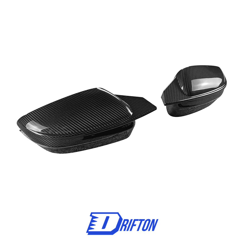 M4 Style Dry Carbon Fiber Replace Side Mirror Cover For BMW 3 Series ...