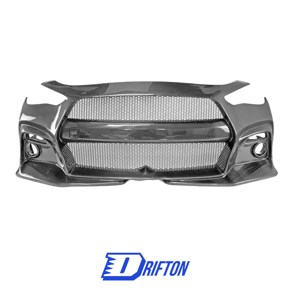 Blitz Style Carbon Fiber Front Bumper For Infiniti Q60 2016-2022