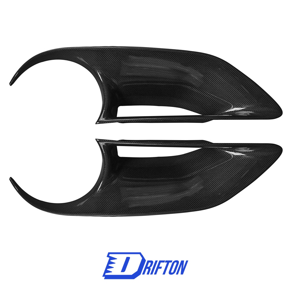 Dry Carbon Fiber Rear Lamp Covers (Add on) For Ferrari 488 GTB Spider ...