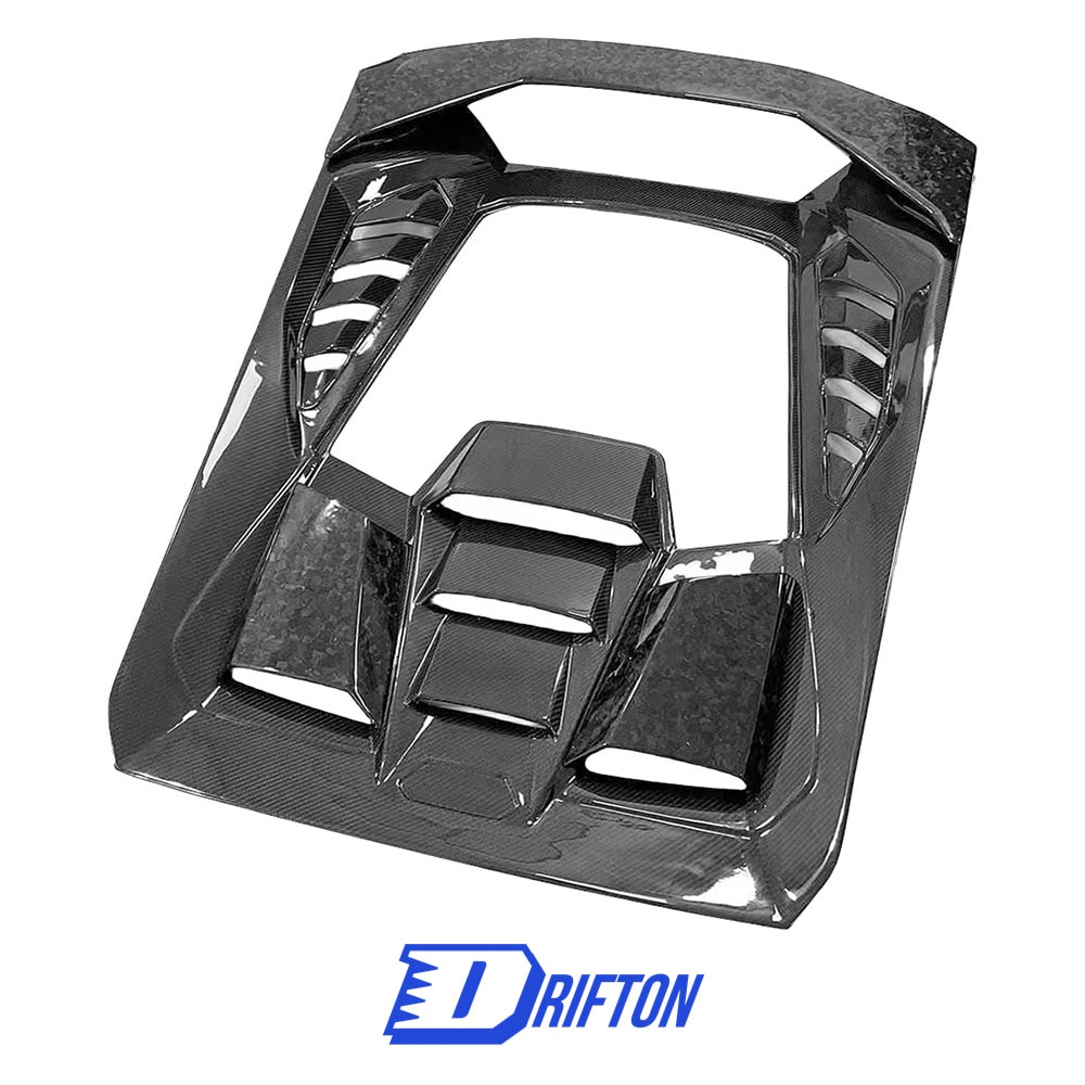 Tecnica Style Dry Carbon Fiber Rear Engine Cover For Lamborghini ...