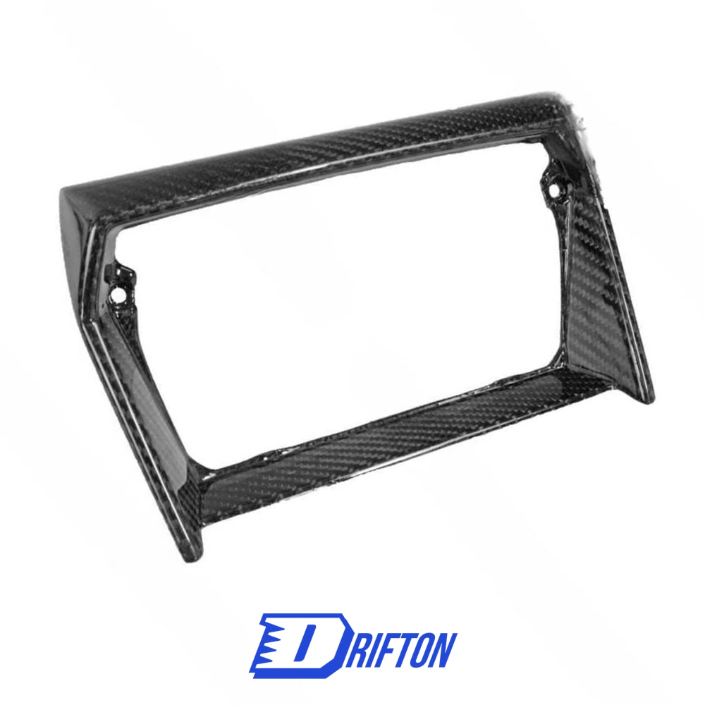 Dry Carbon Fiber Center Console Navigation Screen Display Inner Panel ...