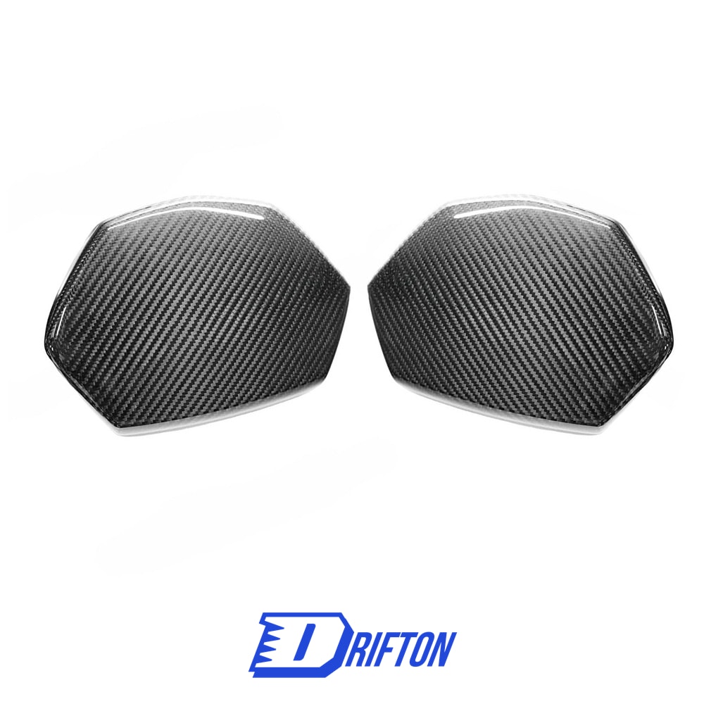 Dry Carbon Fiber Seat Back Headrest Panels For Lamborghini Aventador ...