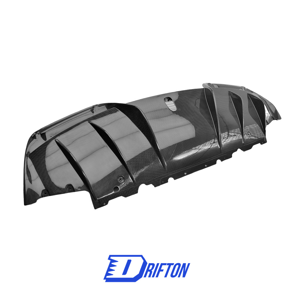 OEM Style Dry Carbon Fiber Rear Diffuser For Ferrari 296 2021-2025