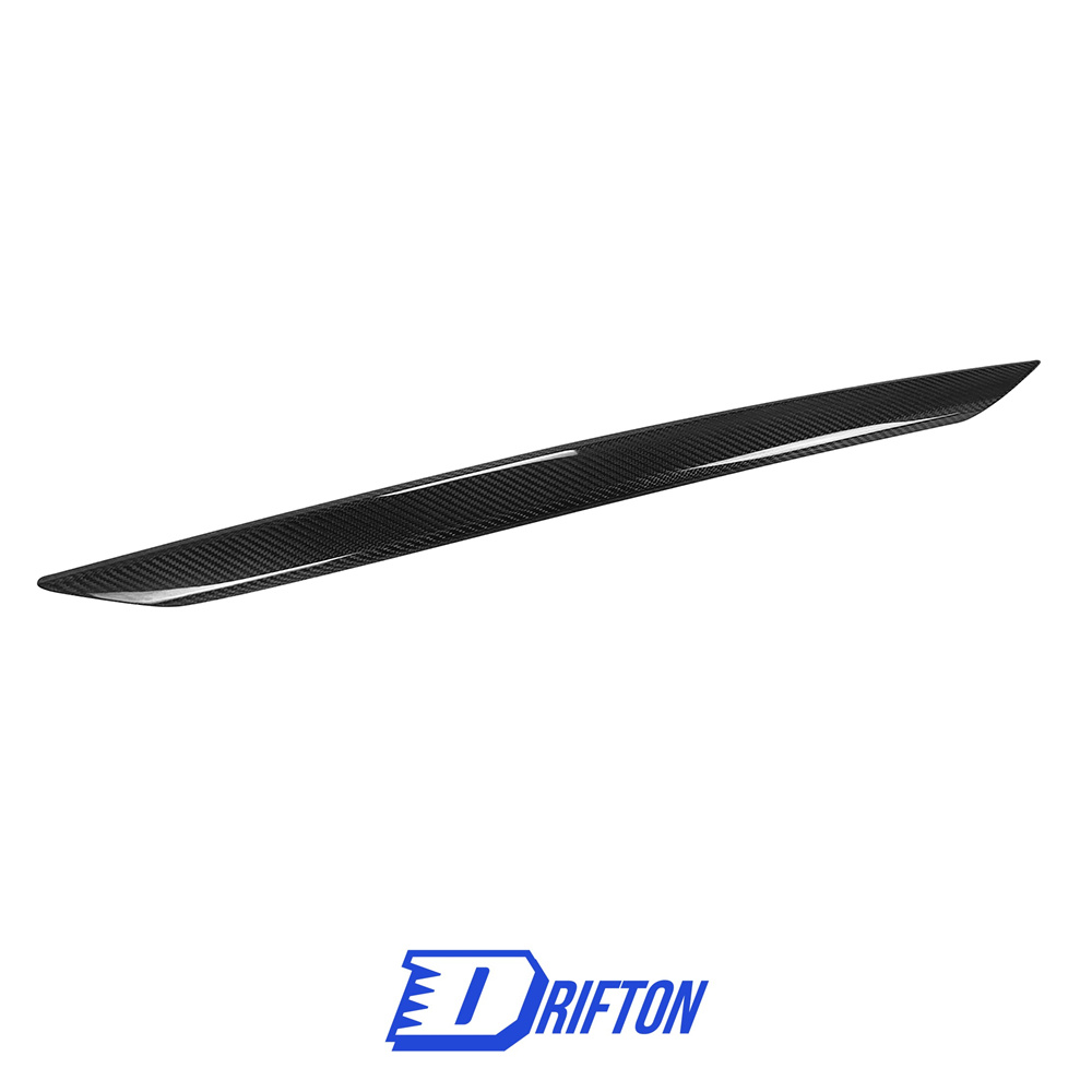 Dry Carbon Fiber Trunk Lid Cover Trim For INFINITI Q50 2018-2024