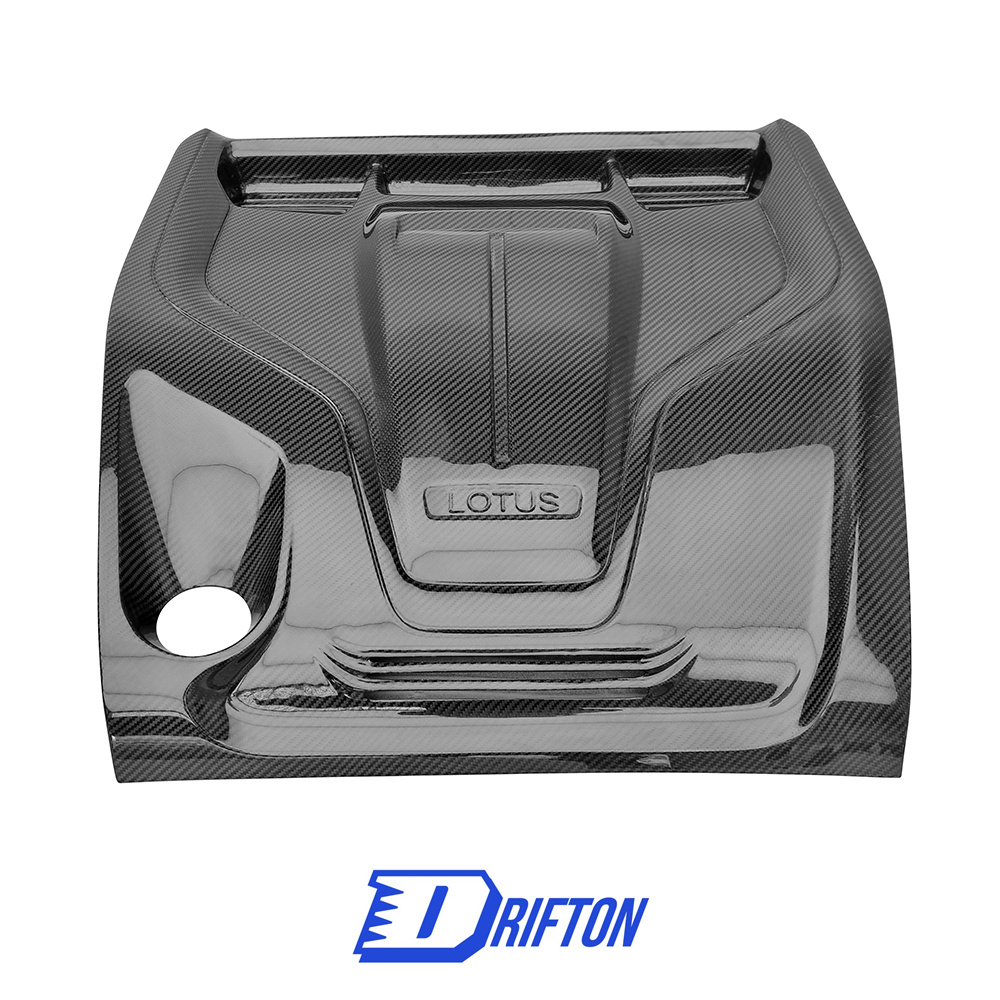 Dry Carbon Fiber Rear Engine Hood Cover For Lotus Emira