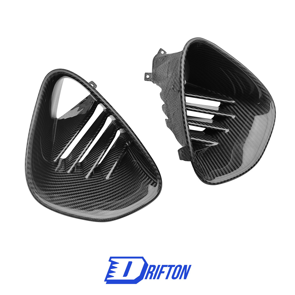 Monotek Style Dry Carbon Fiber Rear Bumper Air Vents For Lotus Emira