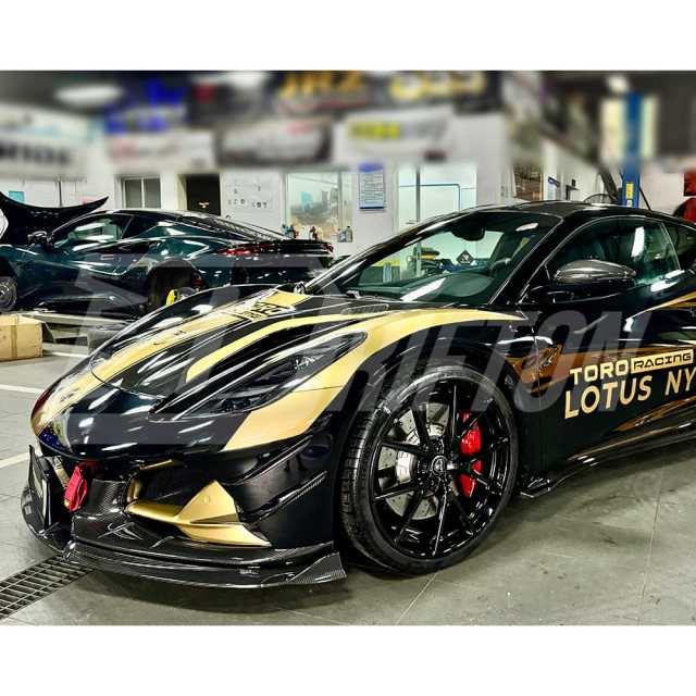 Monotek V1 Style Dry Carbon Fiber Hood For Lotus Emira