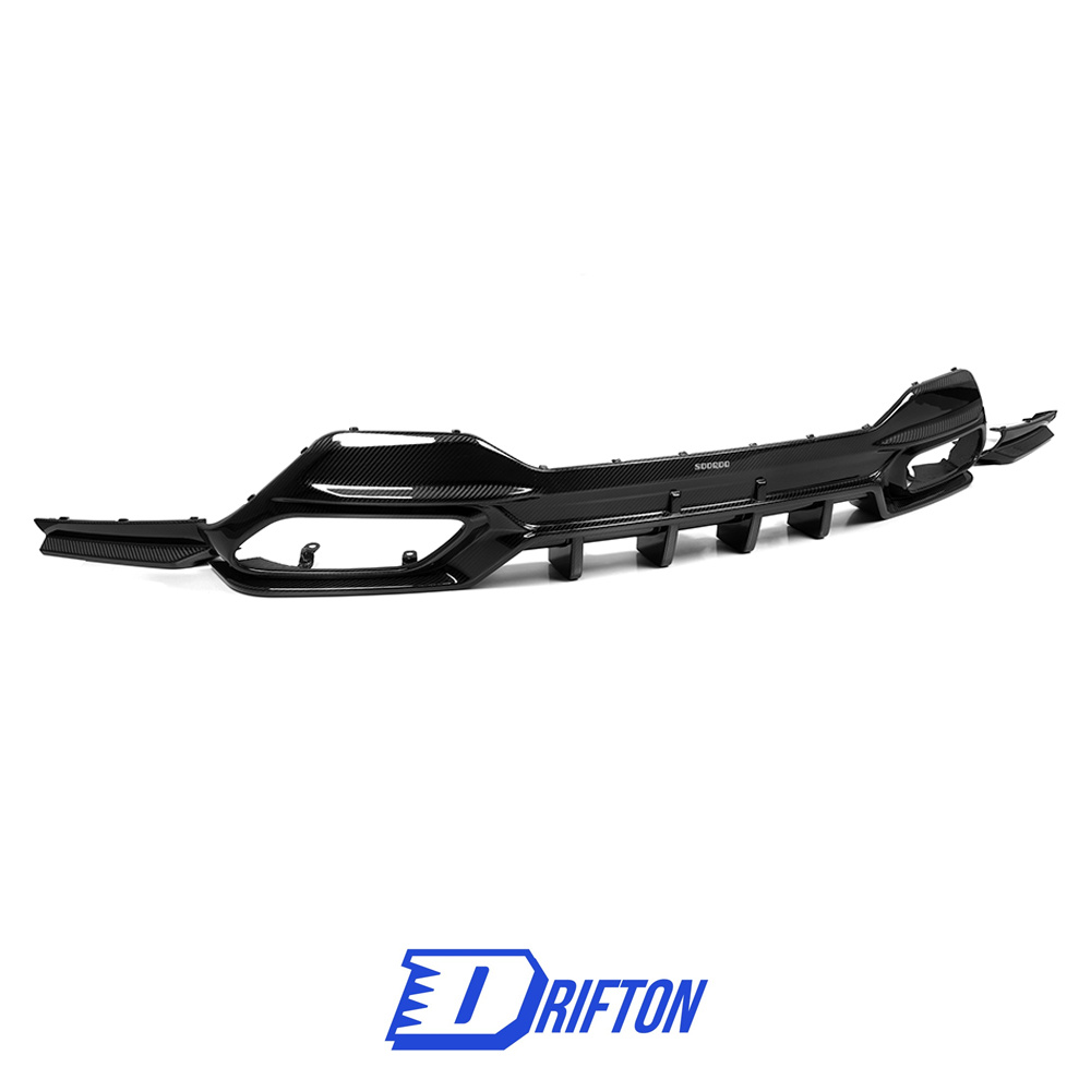 SQ Style Dry Carbon Rear Diffuser For BMW 8 Series G14 G15 G16 2018-2022