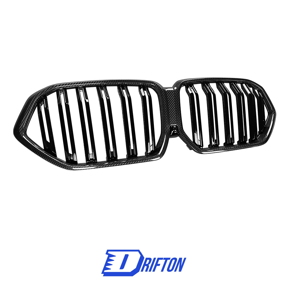 Dry Carbon Fiber Front Bumper Grille For BMW X6 G06 LCI 2024-ON