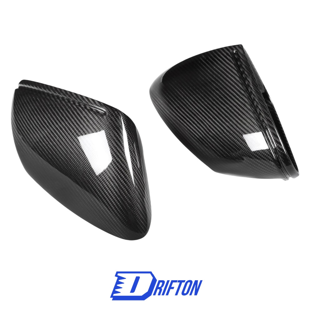 Dry Carbon Fiber Mirror Cover For Porsche 911 992 RHD