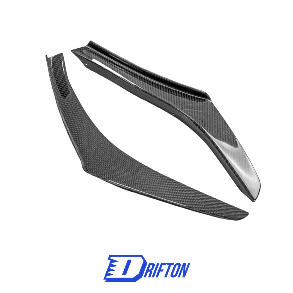 Carbon Fiber Front Canards For Nissan R35 GTR 2024+