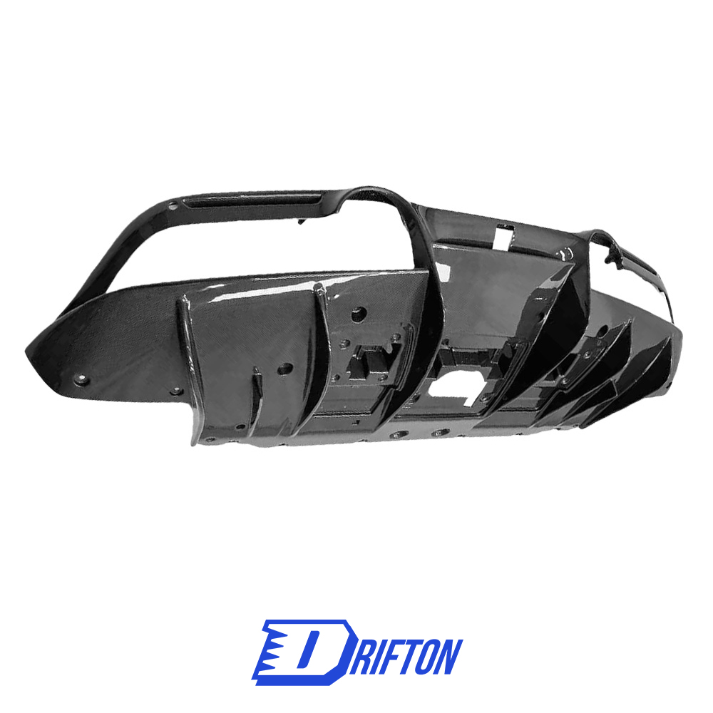 OEM Style Dry Carbon Fiber Rear Diffuser For Ferrari F8 2020-2022
