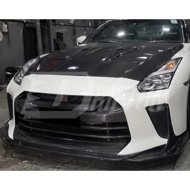 TopSecret Style Carbon Fiber Hood For Nissan R35 GTR 2017-2019