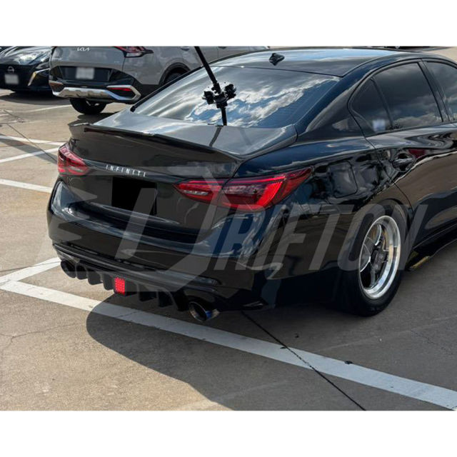 Carbon Fiber Rear Diffuser For Infiniti Q50 2018-2024