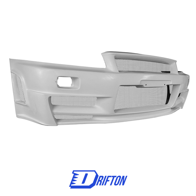 Nismo Z-Tune Style Glass Fiber Front Bumper For Nissan R34 GTR 1998-2002