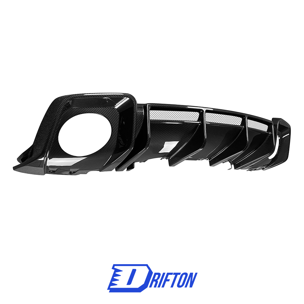 GT RWD Style Dry Carbon Fiber Rear Diffuser For Audi R8 2020-2024