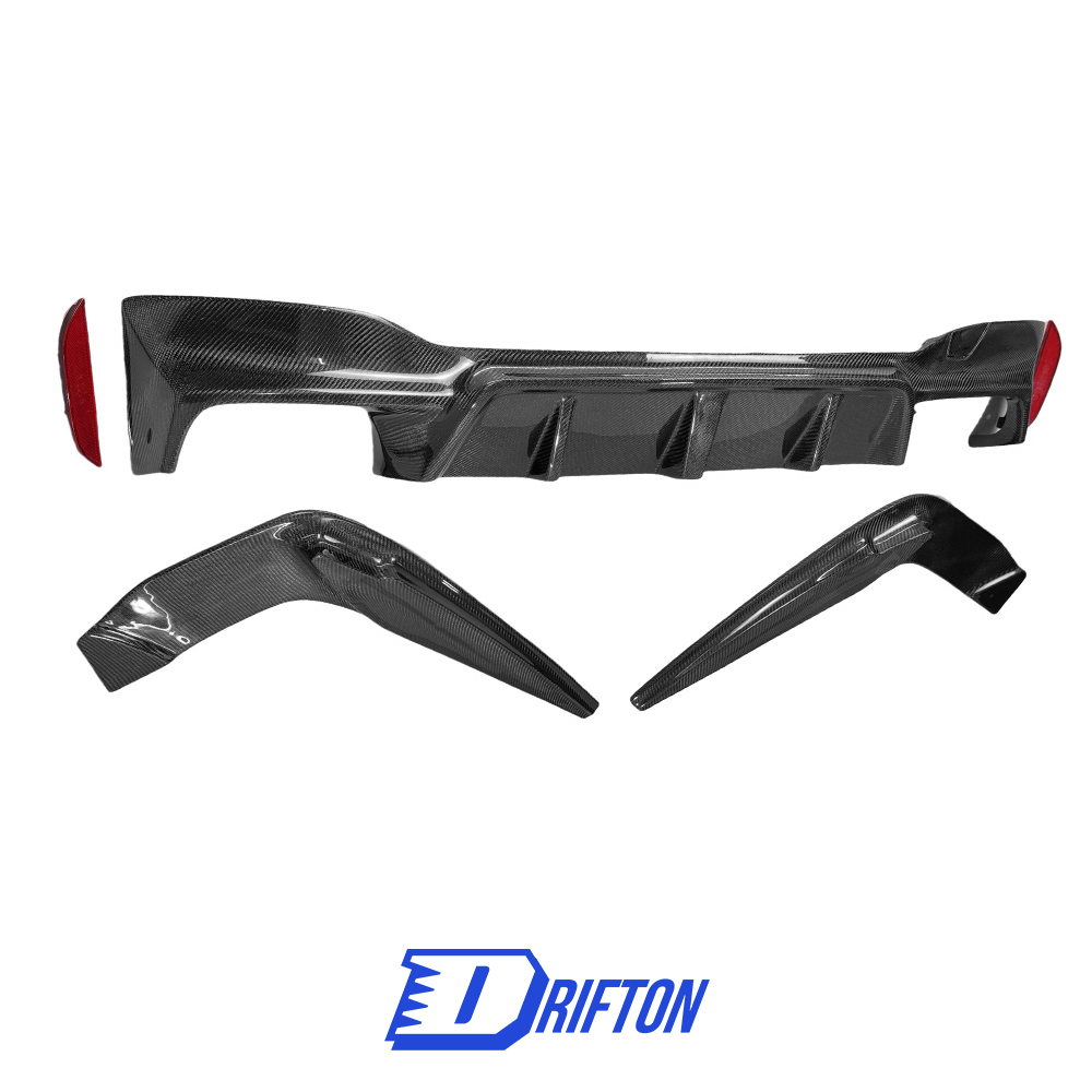 3D Style Carbon Fiber Rear Diffuser For BMW 5 Series F90 M5 2017-2023