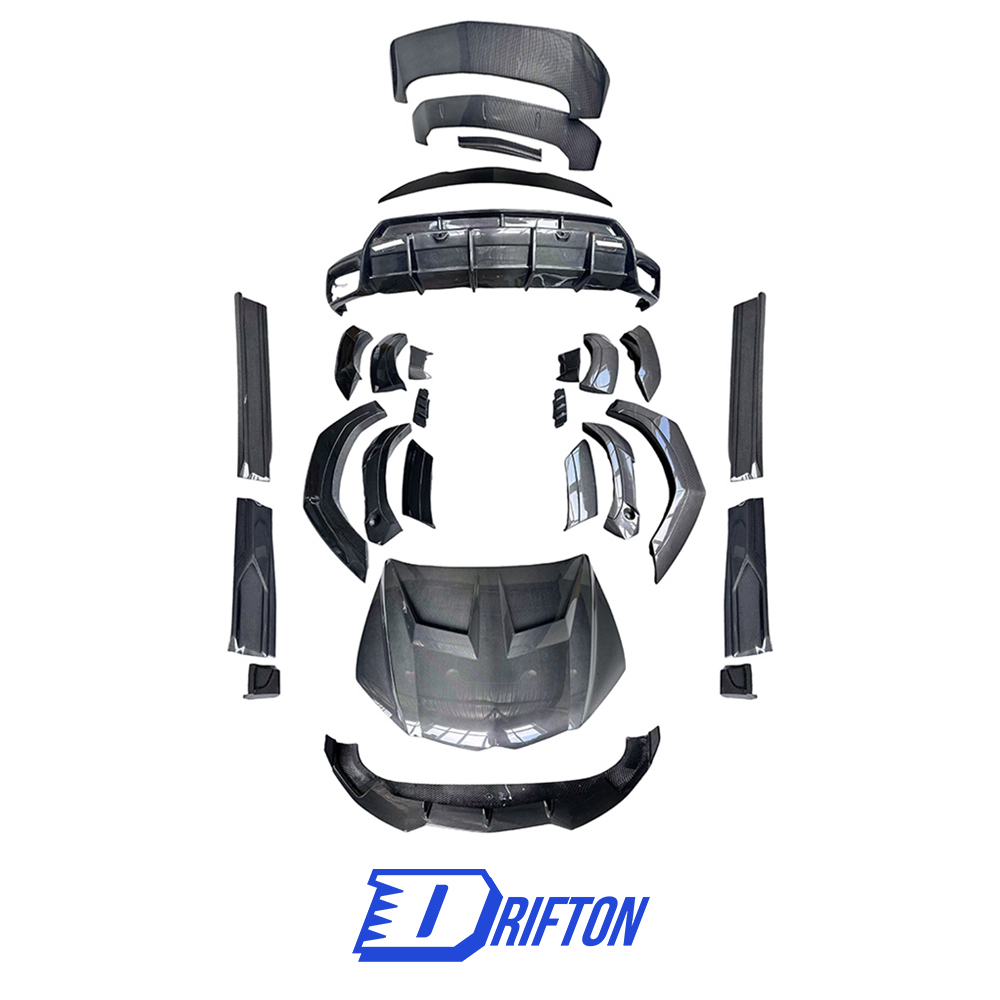1016 Style Dry Carbon Fiber Wide Body Kit & Hood For Lamborghini URUS