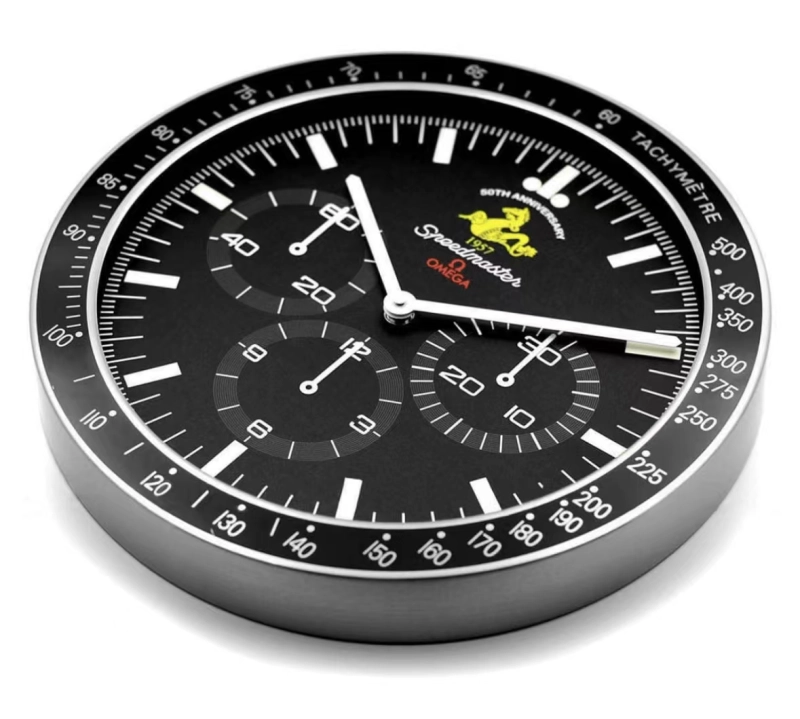 Omega Speedmaster Moonwatch 50th Anniversary Wall Clock