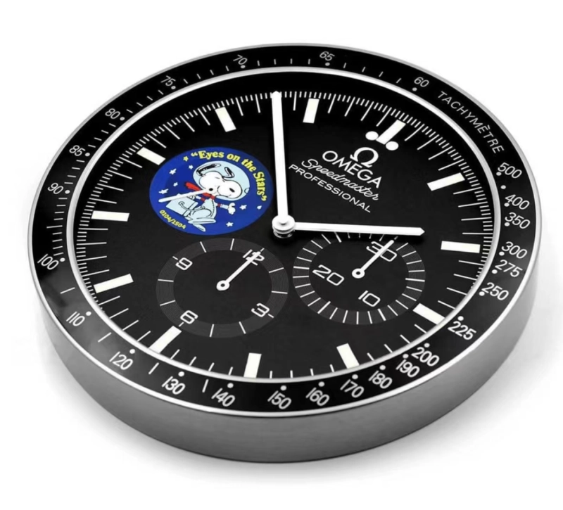 Omega Speedmaster Moonwatch Snoopy Wall Clock