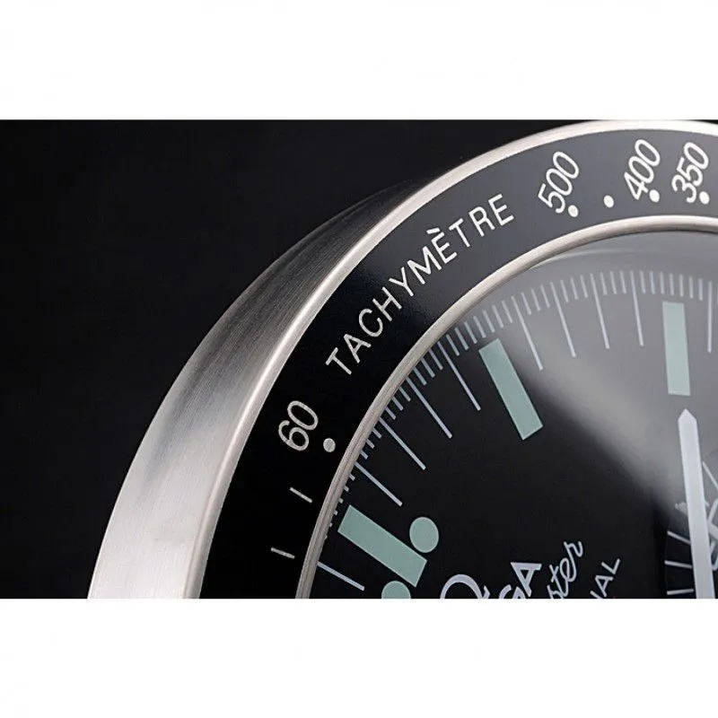 Omega Speedmaster Wall clock | 40th Anniversary Silver