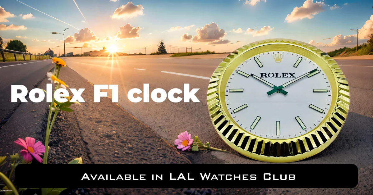 Why Every Formula One Fan Needs the Rolex Formula One Wall Clock