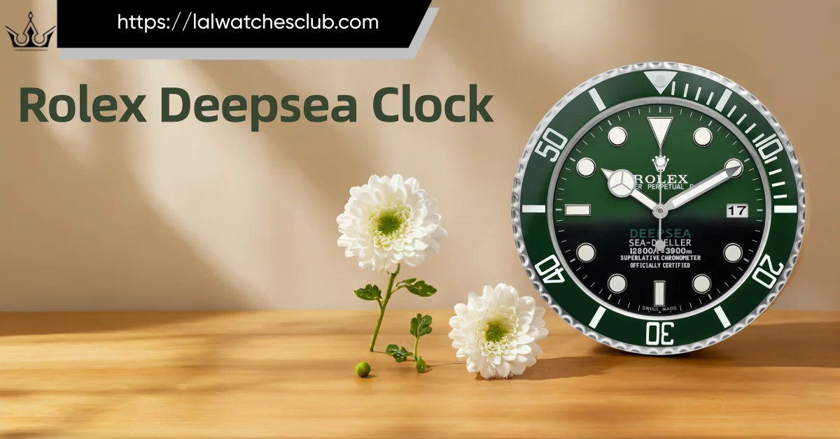 Rolex Deepsea Wall Clock: A Statement Piece for Luxury Homes.