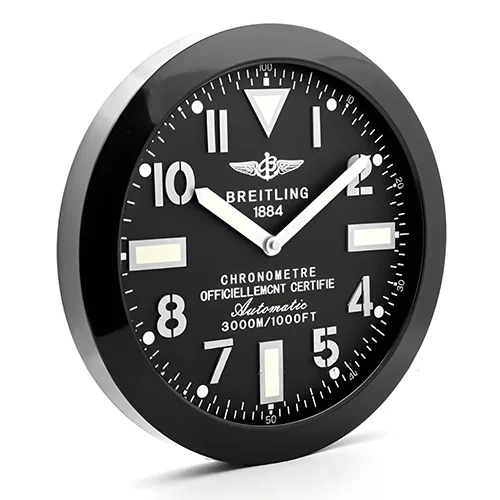 Breitling Wall Clock | All Black Style