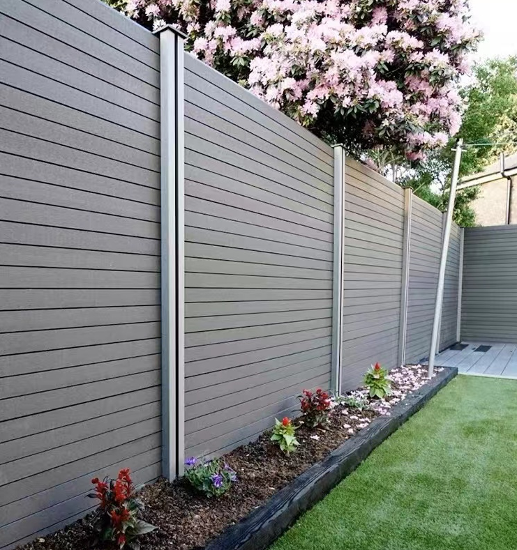 yard fence wpc manufacturing diy fence wpc modern style fence panels