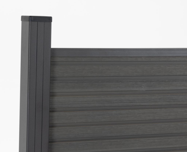 Composite Privacy house wpc co-extrude fence panel boards decorative ...