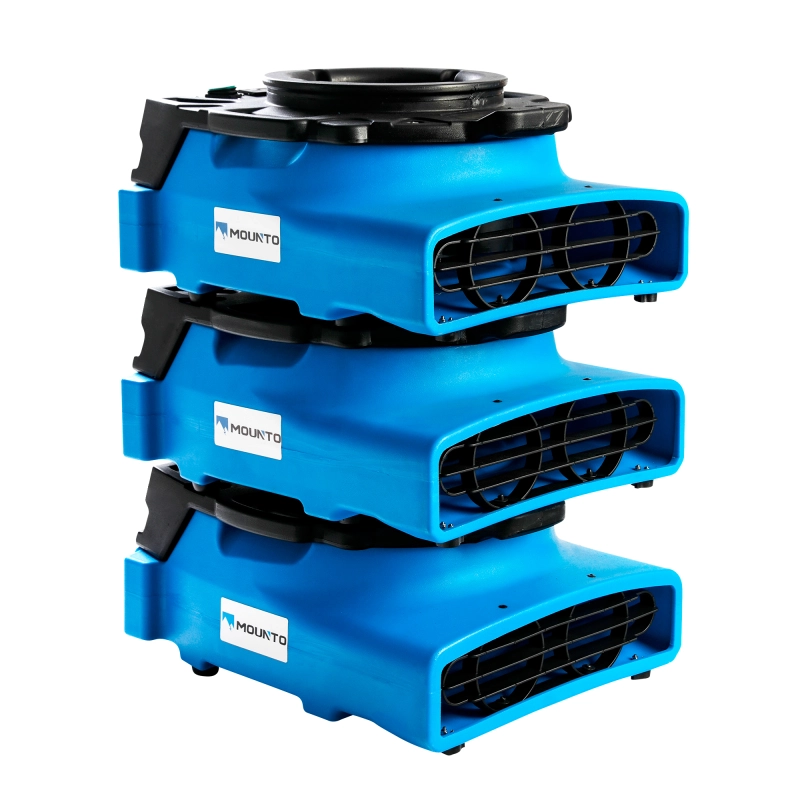 MOUNTO 1/4hp 1200CFM Low Profile Air Mover Floor Carpet Dryer Blower ...