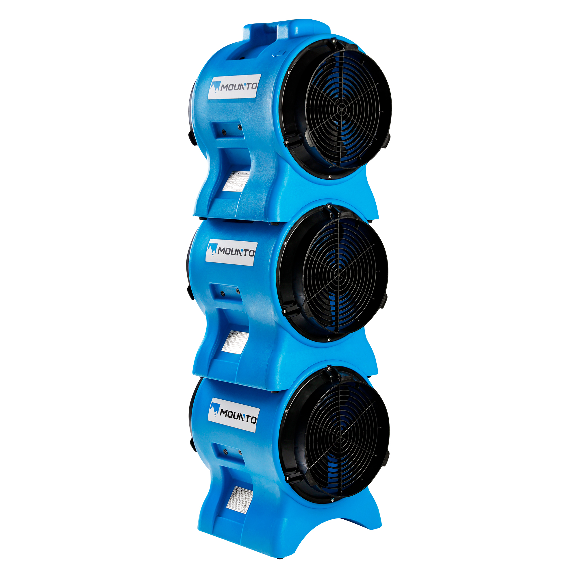 MOUNTO 1HP 3000CFM 12" Axial Blower Exhaust Fan for Confined Space ...