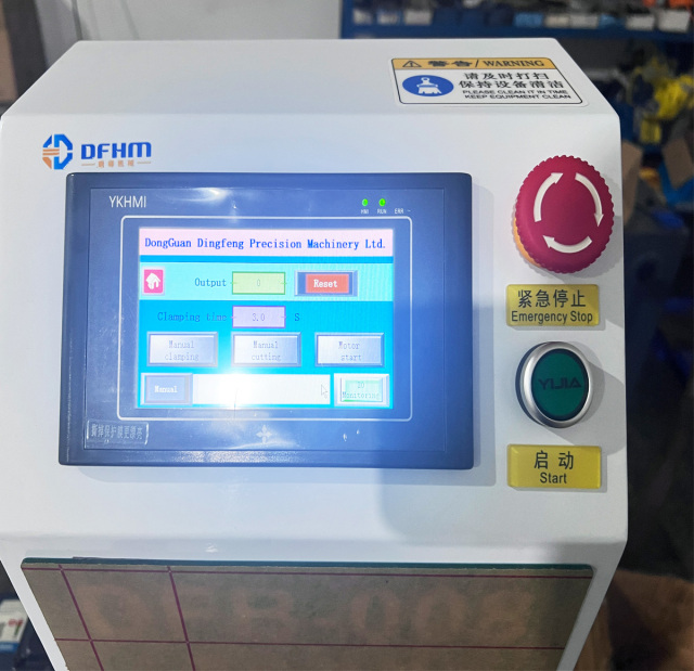 Small High Speed Ejector Pin cut-off Cutting Machine DFB-008