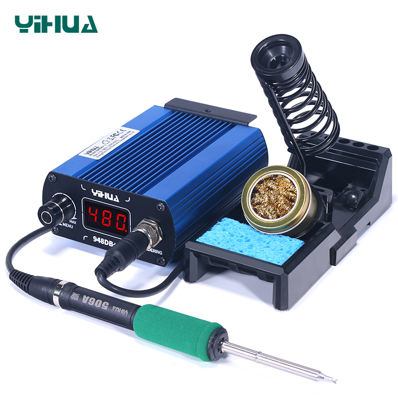 YIHUA 948DB+-II/982-I T12 C210 C245 Solder Iron Handle Electronic Welding Rework Soldering ...