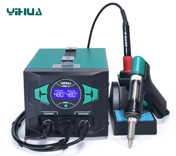 YIHUA 948D-III with Upgraded Desolder Tool 110W Solder Iron Rework Desoldering soldering station