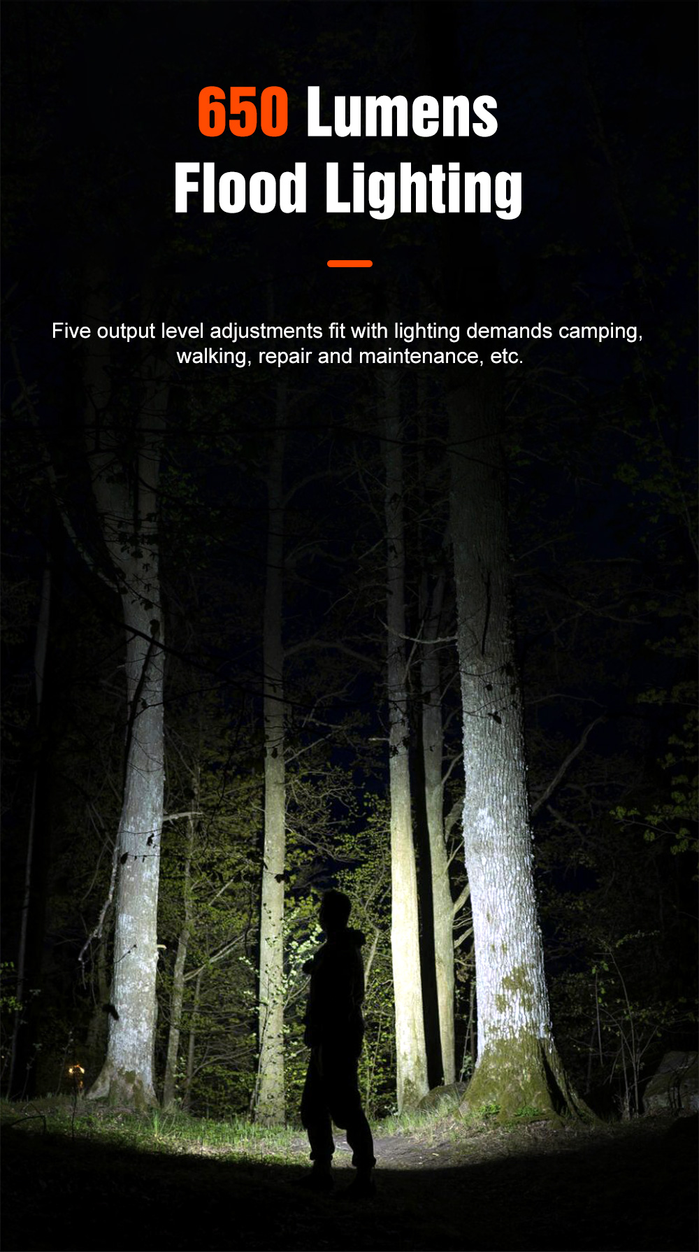 Lumintop Frog 10280 Upgraded 650LM EDC Keychain Flashlight